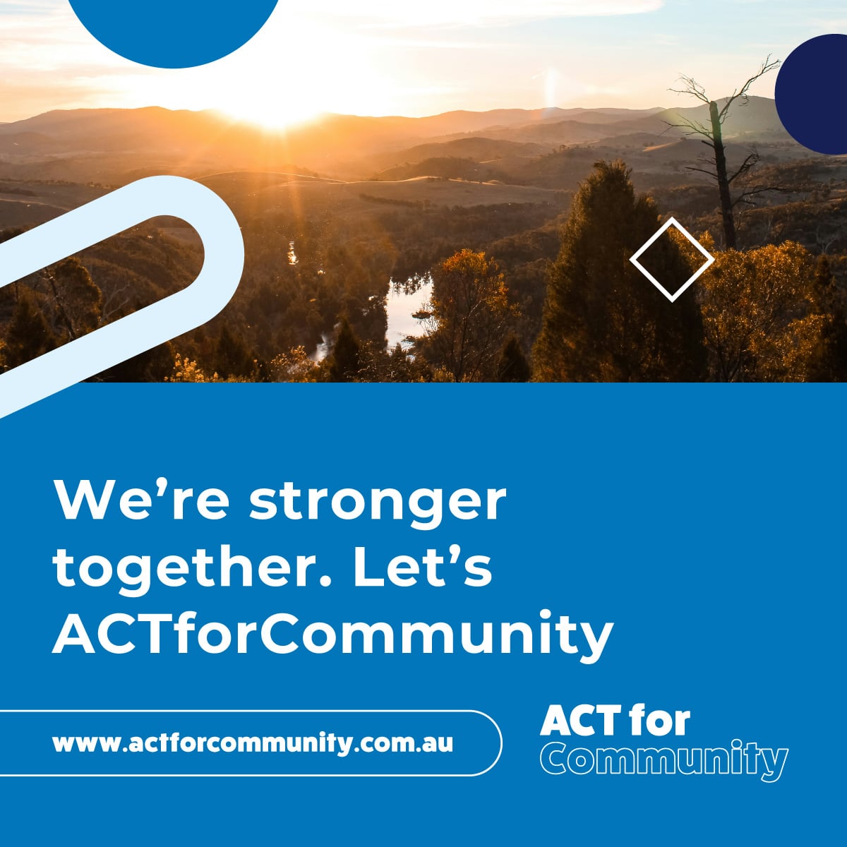 Social Media Tiles for community organisations - ACT for Community